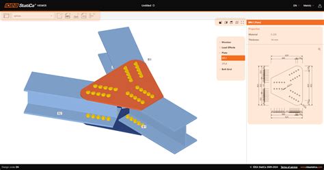 The Ui Of The Idea Statica Viewer Tool Idea Statica