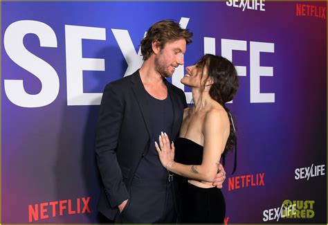 Sex Life Stars And Real Life Couple Adam Demos And Sarah Shahi Look So In Love At Netflixs Season
