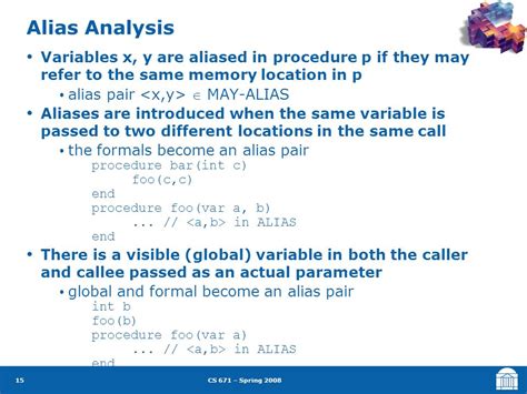 interprocedural optimizations cs 671 april 8 ppt download