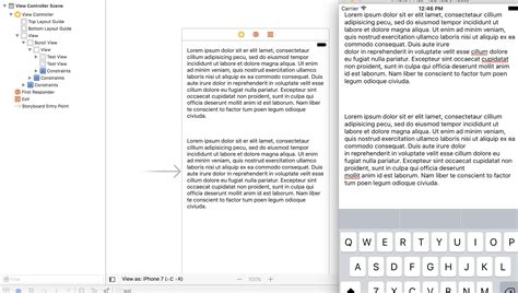 Ios Uitextview Inside Uiscrollview Displays Properly But I Cannot