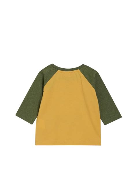 Sanrio เสื้อยืดเด็กทารกผู้ชาย แขนยาว Pompompurin สีมัสตาร์ด ลด 81 Central Online