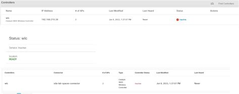 Deployed Cisco Spaces Connector C WLC Shows Inactive Status Cisco Community