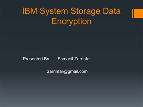 Ibm System Storage Data Encryption Pptx Data Storage And Warehousing Computing