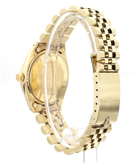 Rolex Oyster 1005 Champagne Dial Gold Vintage Watch For Sale At 1stdibs