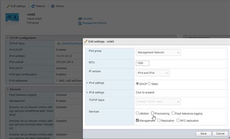 Unable To Change IP Network Address VMware VSphere