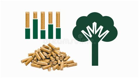 Tree Illustration With Bar Graph Displaying Reduced Carbon Emissions