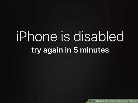 How To Enable A Disabled IPhone Steps With Pictures