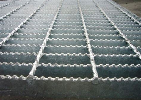 Hot Dip Galvanized I Type Steel Grating Flat Bar Grating Serrated