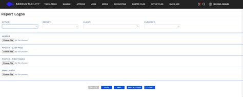 Reports Setup Reports Setup