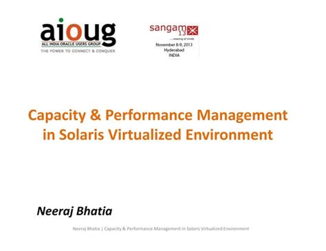 Capacity And Performance Management In Solaris Virtualized Environment Pdf