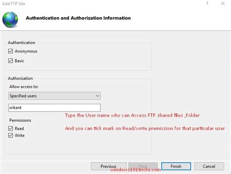 How To Configure And Setup FTP Server In Windows 10 8 1 And 7