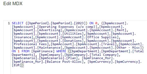 Ibm Planning Analytics Tips And Tricks Paw Explorations And Mdx