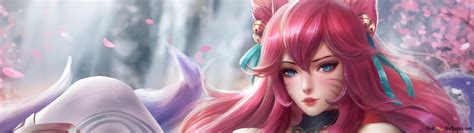 League Of Legends Lol Spirit Blossom Ahri Fantasy Fa 4k