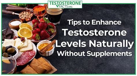 Tips To Enhance Testosterone Levels Naturally Without Supplements