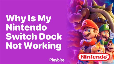 Why Is My Nintendo Switch Dock Not Working Playbite
