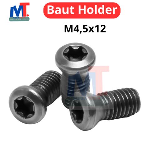 Jual Baut Holder Bubut M45x12 Screw Bintang Baut Insert Bubut Milling