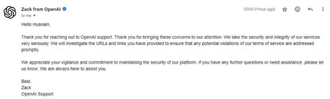 please all admins read this topic violate openai tos community
