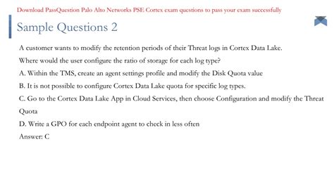 PPT PSE Cortex Practice Test Questions PowerPoint Presentation Free Download ID
