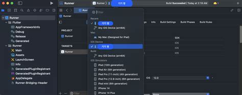 Flutter Iphone에 빌드하기
