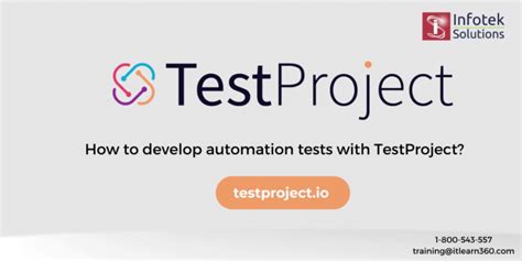 How To Develop Automation Tests With Testproject Learn Qa Training