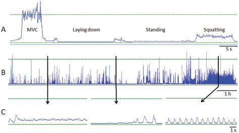 Example Emg Data From Laboratory And Field Measurements Examples Of Download Scientific