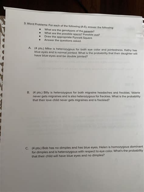 Solved Word Problems For Each Of The Following A E Chegg Com