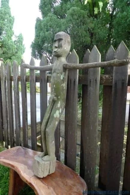 Sex Sculpture Large Penis Fertility Statue Dayak Tribal Figure Art