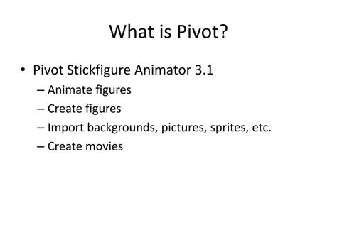 PPT Pivot Introduction PowerPoint Presentation Free Download ID 2616836
