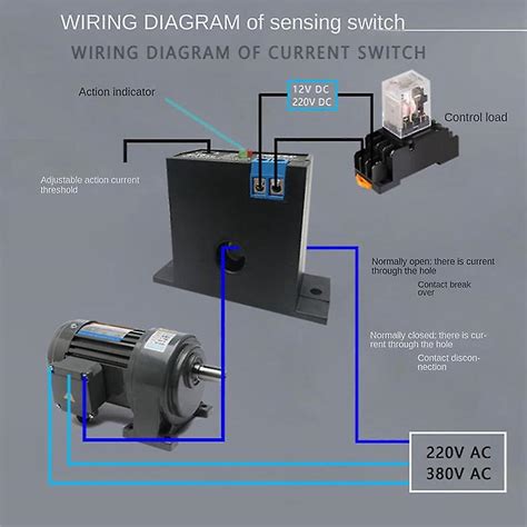 Current Sensing Switch Induction Relay Ac Linkage Device Plc Signal