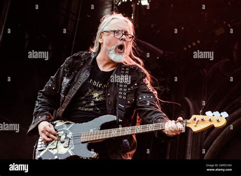 Leif Edling Of Candlemass Performing At Athensrocks Festival In Athens Olympic Complex Greece