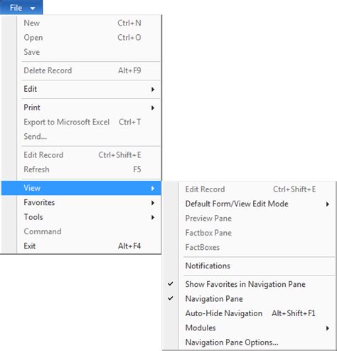 Menus Overview Microsoft Learn