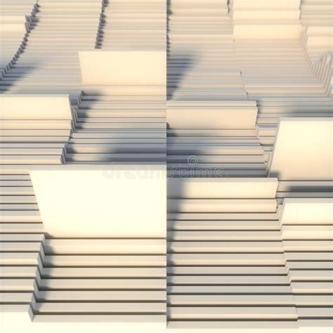 Abstract Representation Of Stacked Programming Languages 3d Rendering