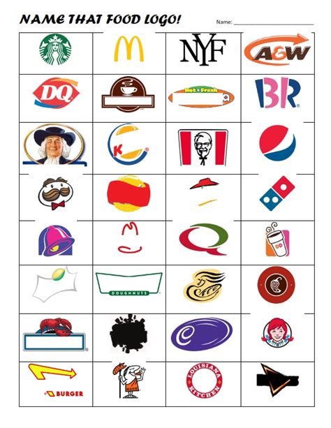 Guess The Logo Printable Worksheet Preschool Coloring Printables