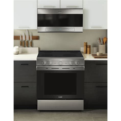 Estufa Eléctrica 240 V Vitrocerámica 30 Pulgadas 76 Cm Stainless