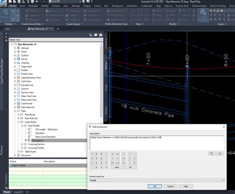 Solved Pipe Profile Labels Bottom Anchor Autodesk Community