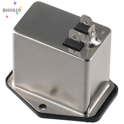 Okhallo Noise Suppressor 10a Termianl Power Emi Filter Electromagnetic Interference Filters