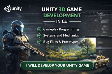 Develop Your Unity 3d Game Using Csharp By Malikir324 Fiverr