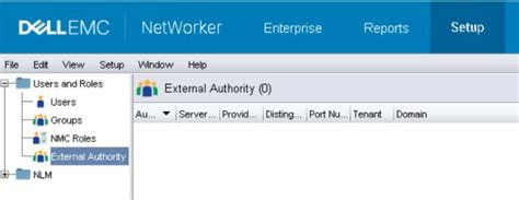 networker how to set up ad ldap authentication dell india