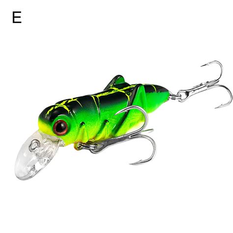 Whopper Plopper Bass Fishing Lures 63mm Simulation Grasshopper Shape
