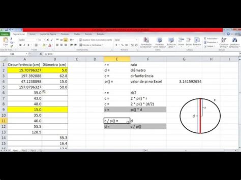 Diámetro En Excel Para Calcular Y Mostrar El Símbolo Padua Materiales