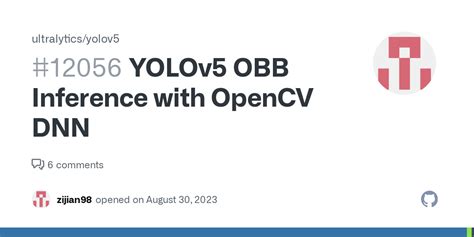Yolov5 Obb Inference With Opencv Dnn · Issue 12056 · Ultralyticsyolov5 · Github
