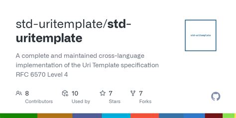 GitHub Std Uritemplate Std Uritemplate A Complete And Maintained Cross Language