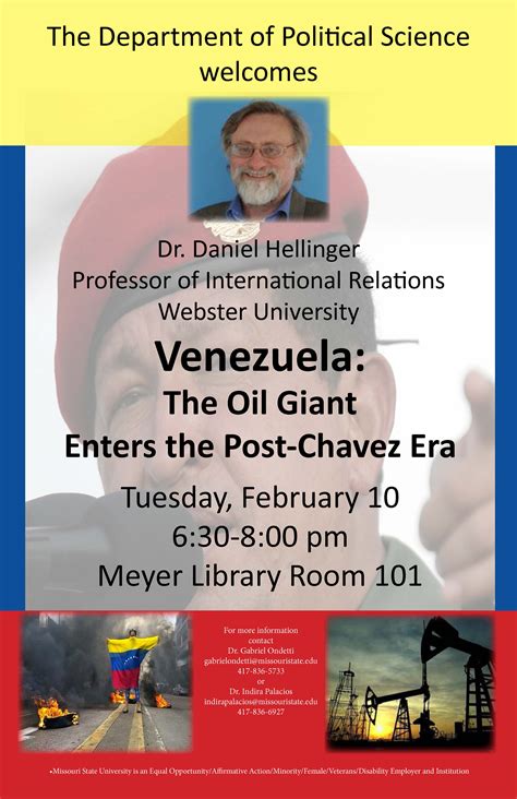 Oil In Post Chavez Venezuela Political Science Blog