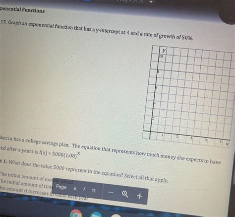 solved ponential functions 17 graph an exponential function