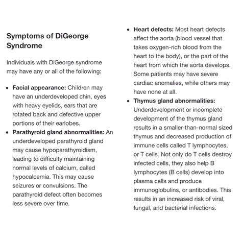 Digeorge Syndrome Symptoms Causes Diagnosis And Treatment Grwzc