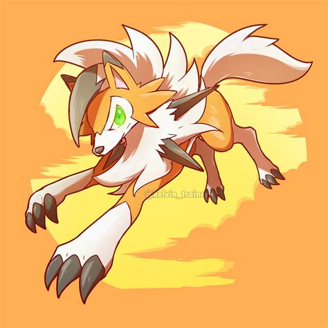 Dusk Form Lycanroc Is Here By Kelvin Trainerk On Deviantart