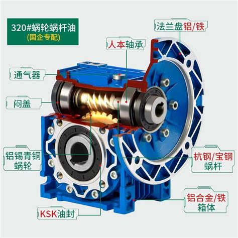 Nmrv减速机带电机一体伺服220v380v蜗轮蜗杆减速器小型家用齿轮箱 虎窝淘