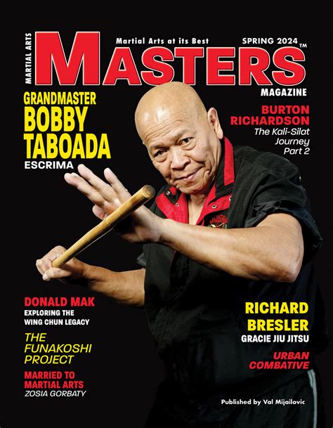 Spring 2024 Issue Of Masters Magazine And Frames Video Grandmaster Bobby Taboada