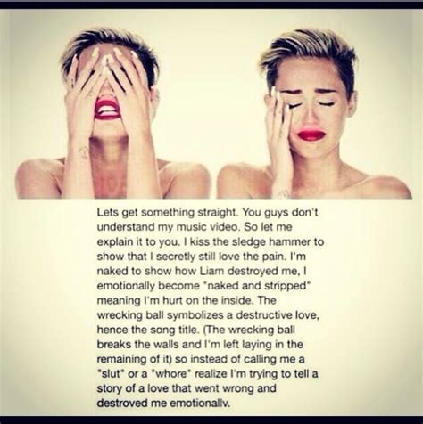 Miley Cyrus Wrecking Ball Pictures Photos And Images For Facebook Tumblr Pinterest And Twitter