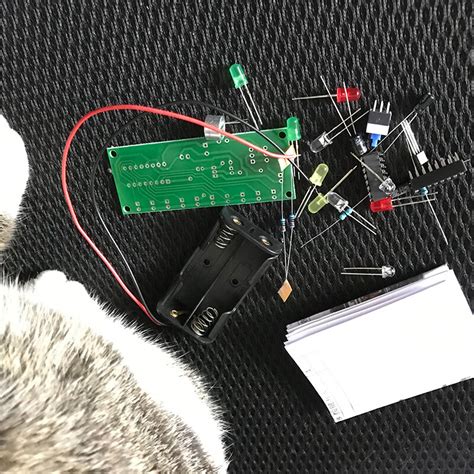 Sound Control Flashing Led Music Colorful Light Lamp Controller Electronic Diy Kits Production